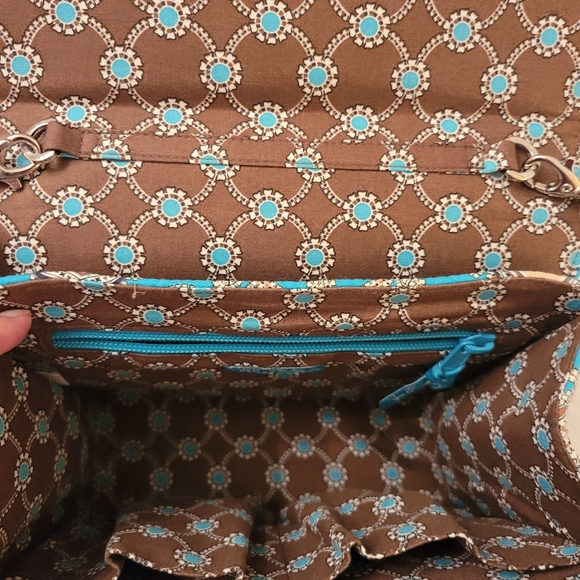 Vera Bradley | Bags | Vera Bradley Totally Turquoise Julia Convertible ...
